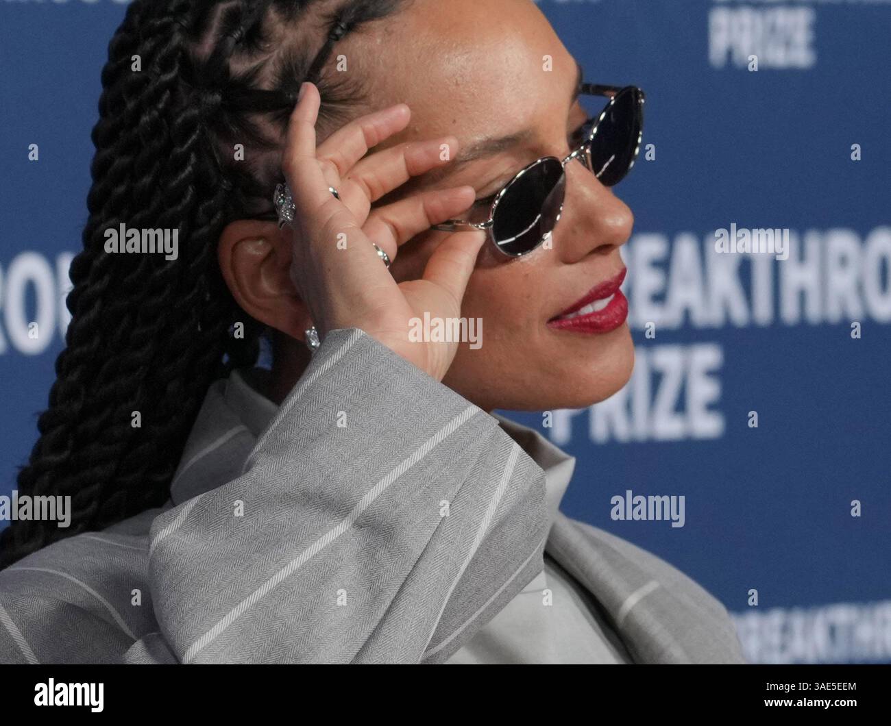 Los Angeles, USA. 05th Apr, 2025. Alicia Keys at the 11th Breakthrough ...