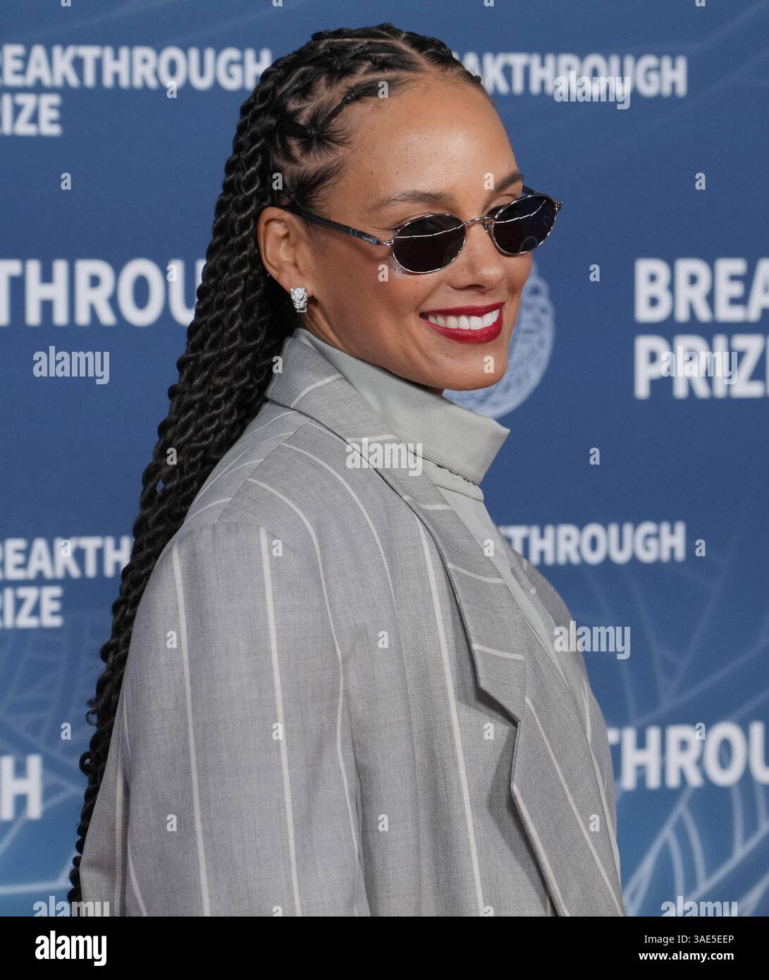 Los Angeles, USA. 05th Apr, 2025. Alicia Keys at the 11th Breakthrough ...