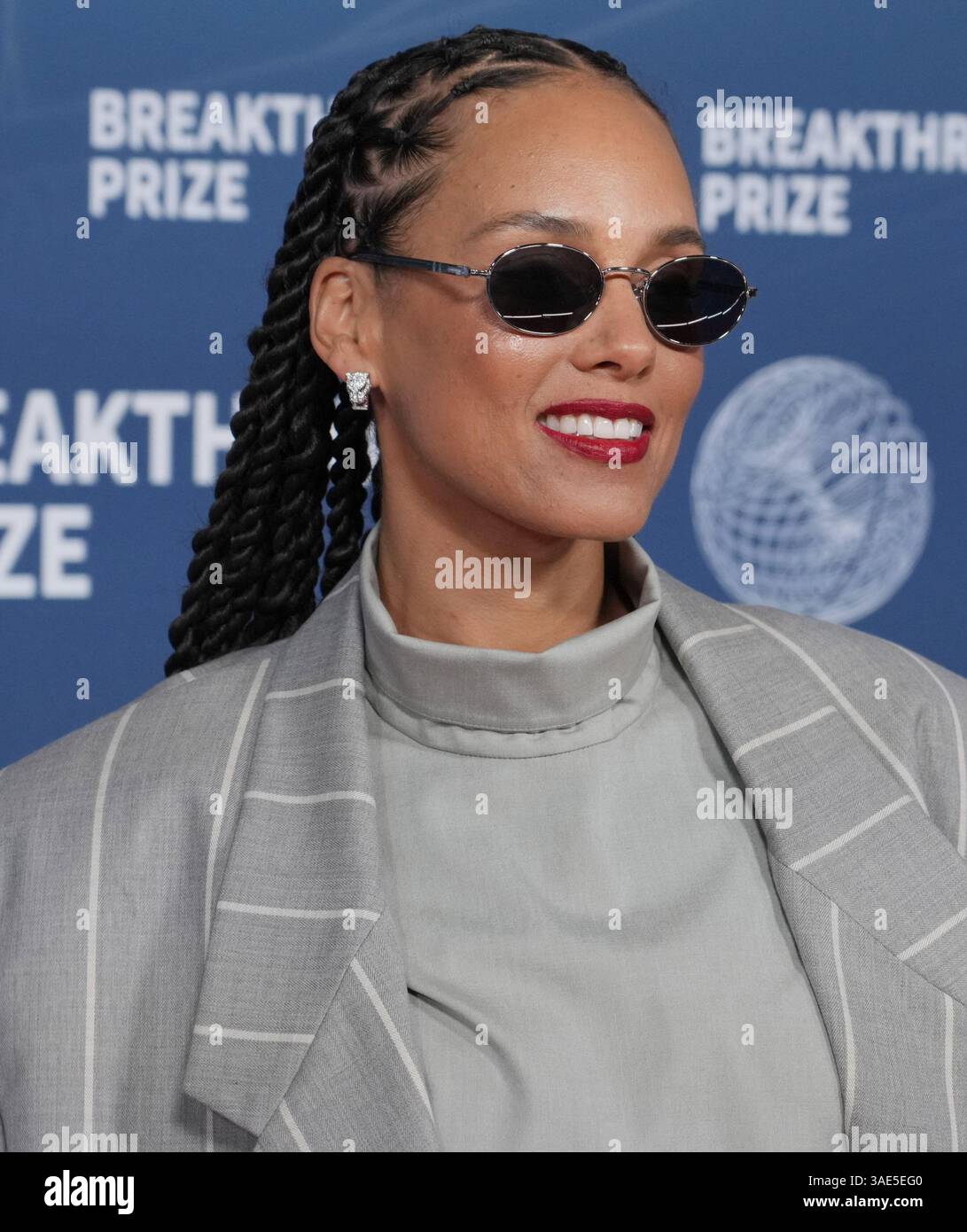 Los Angeles, USA. 05th Apr, 2025. Alicia Keys at the 11th Breakthrough ...