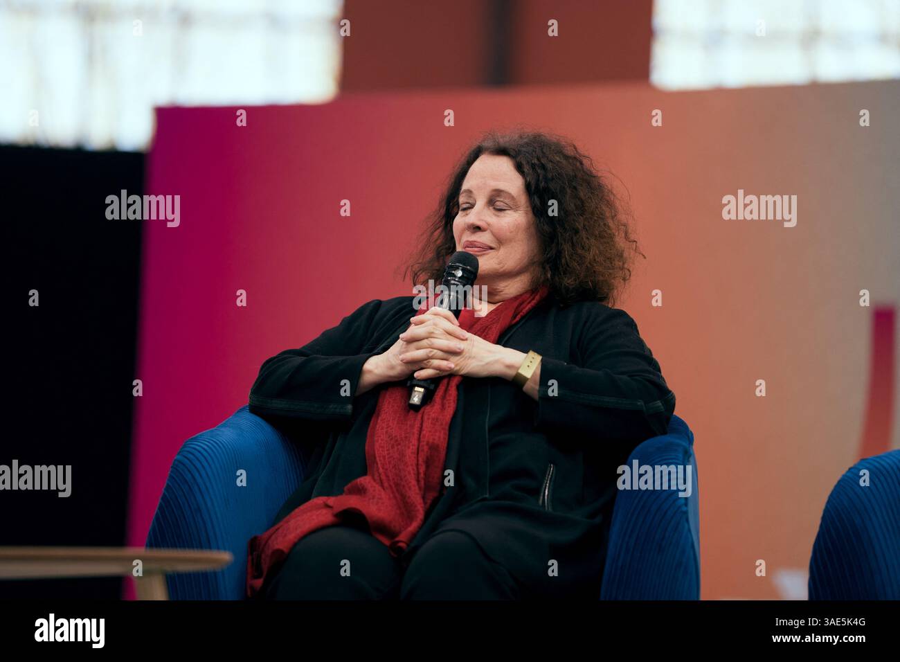 Sylvie Bermann during a meeting of French centrist Renaissance party ...