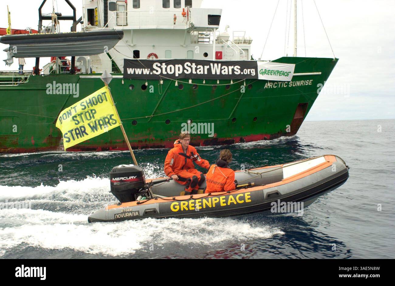 Jul 07, 2000; Lompoc, California, USA; EXCLUSIVE! Greenpeace's ship the ...