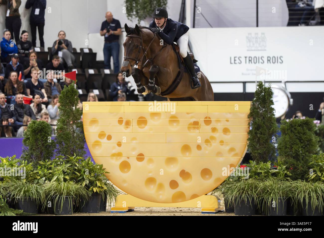 Edouard Schmitz of Switzerland on Gamin van't Naastveldhof competes ...