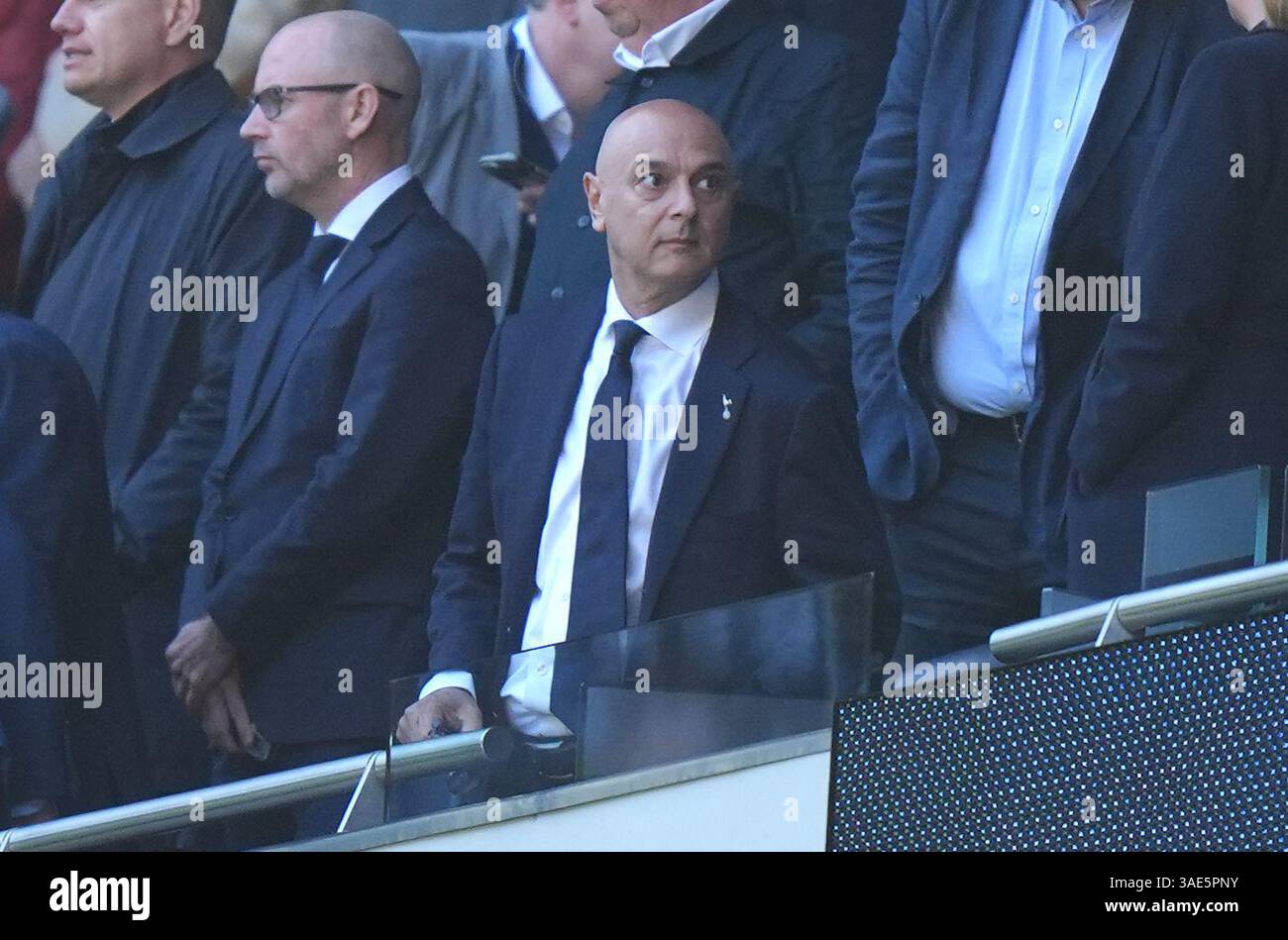 Tottenham Hotspur owner Daniel Levy before the Premier League match at ...