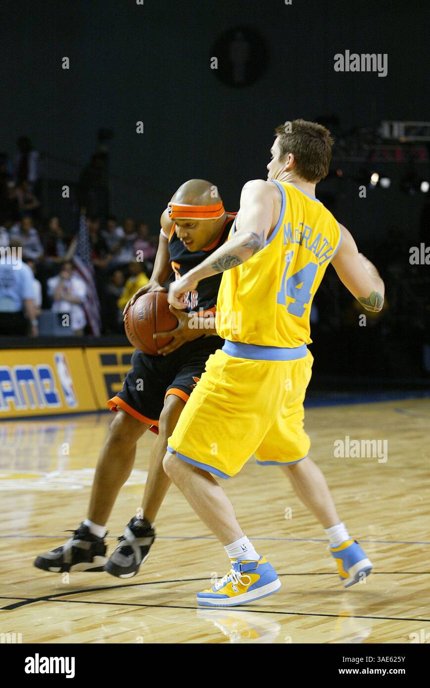 Feb 13, 2004; Los Angeles, CA, USA; DONALD FAISON and MARK McGRATH of ...