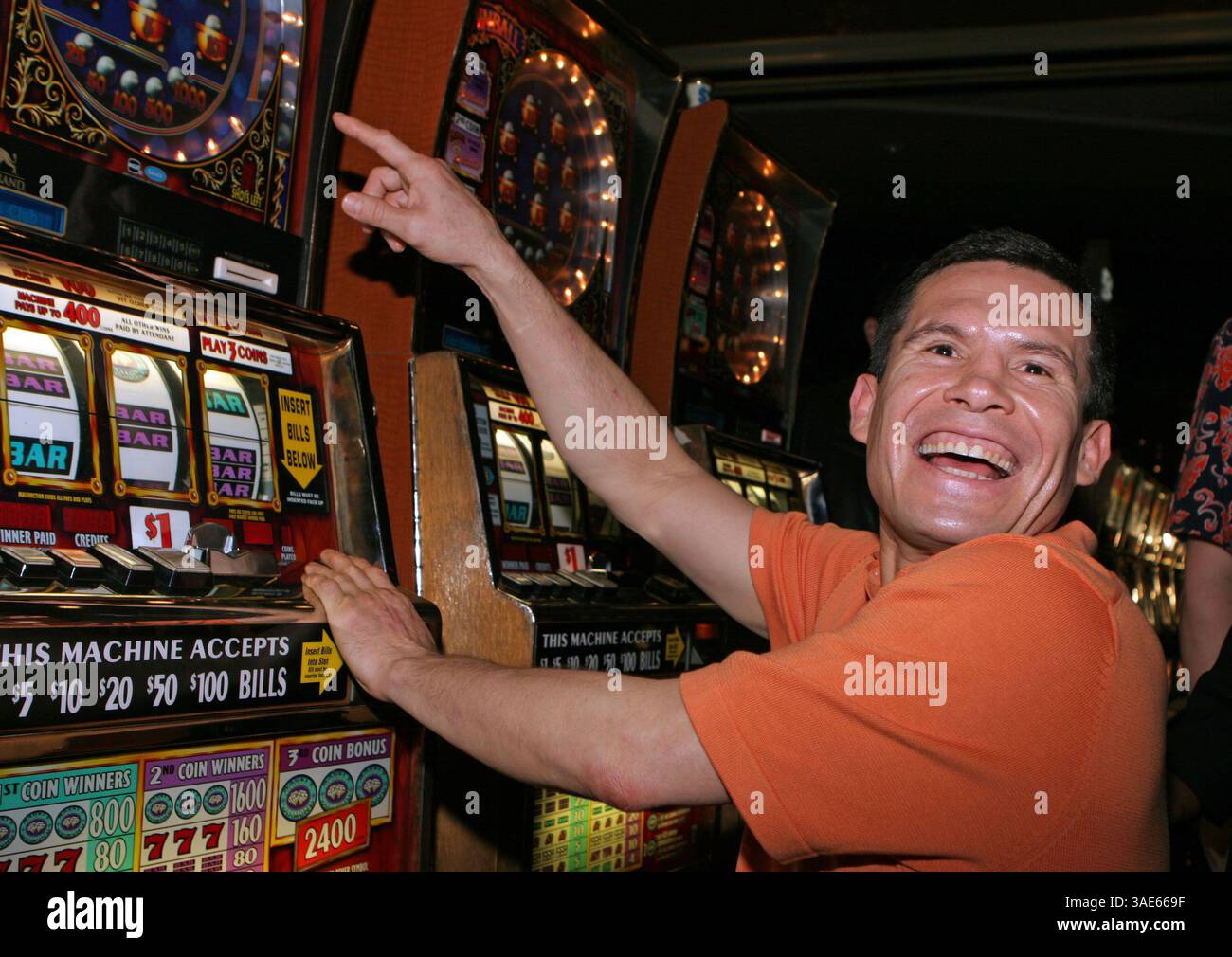 Mar 19, 2005; Las Vegas, NV, USA; Ex-boxer JULIO CESAR CHAVEZ at the ...