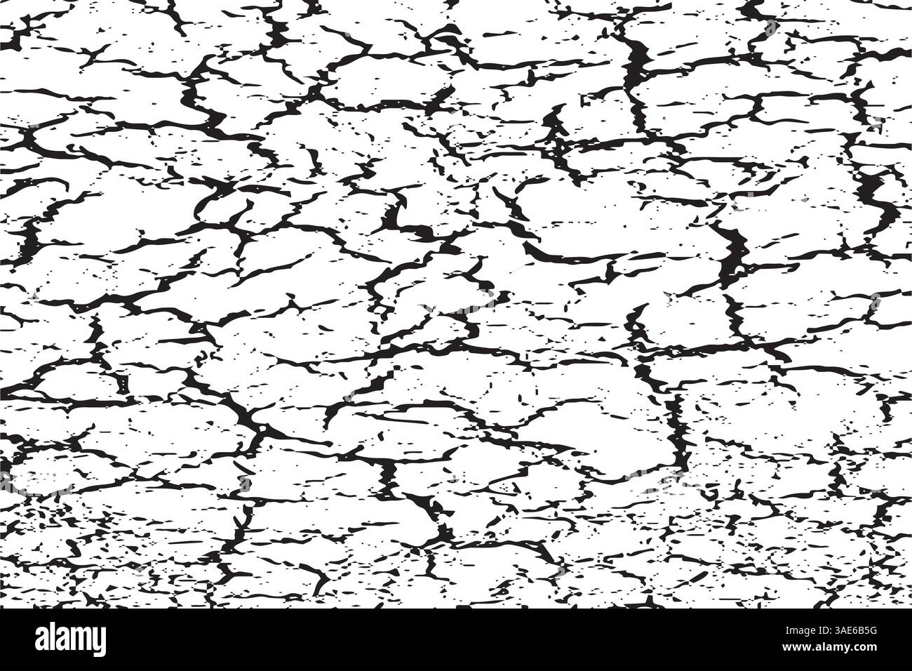 Dry soil texture. Cracks background. Grunge texture. Grunge black and ...