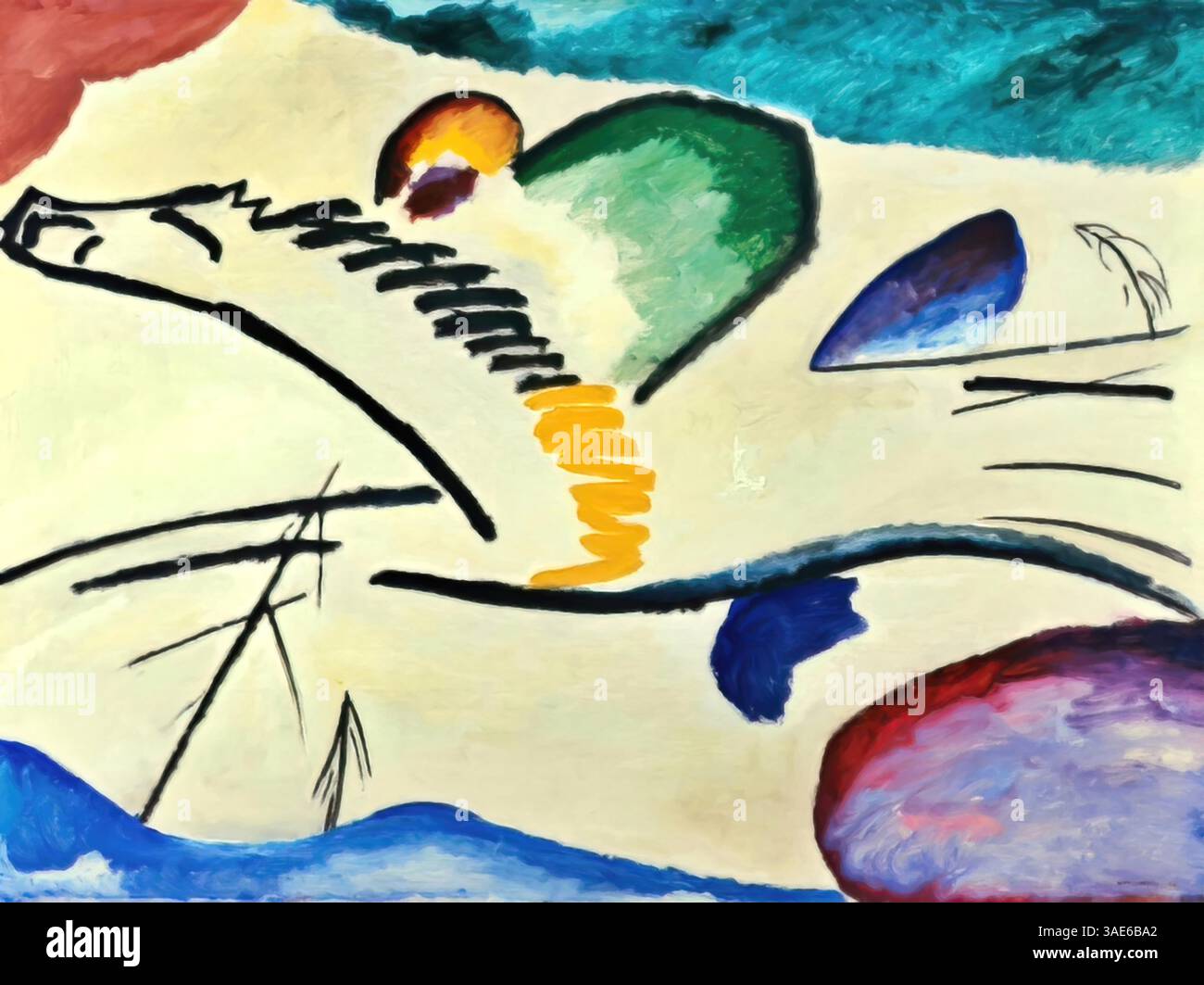 Lyrical painting Stock Vector Images - Alamy