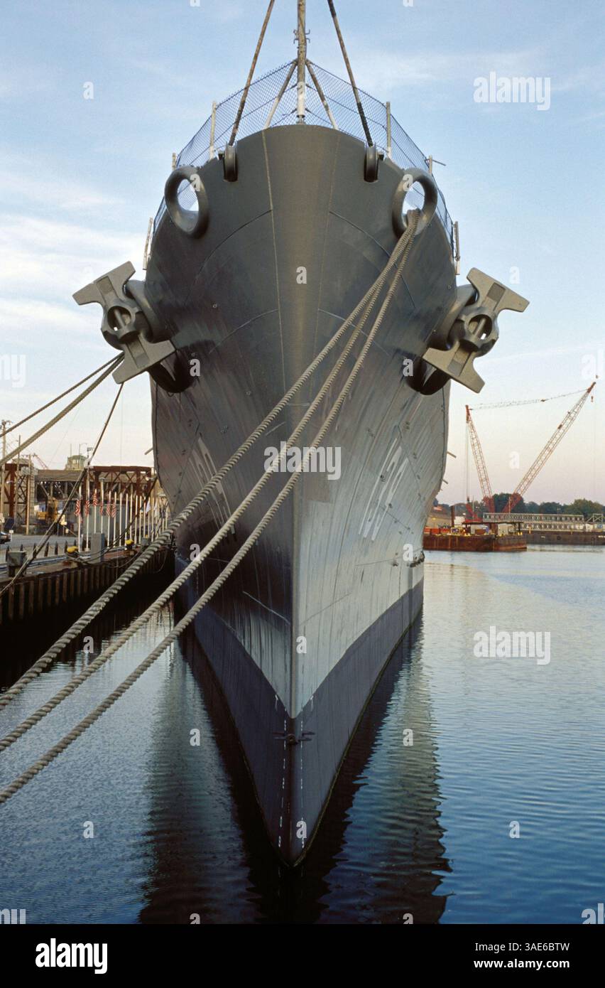 Oct 12, 2001; Quincy, MA, USA; Ordered by the US Navy on 14 June, 1943 ...