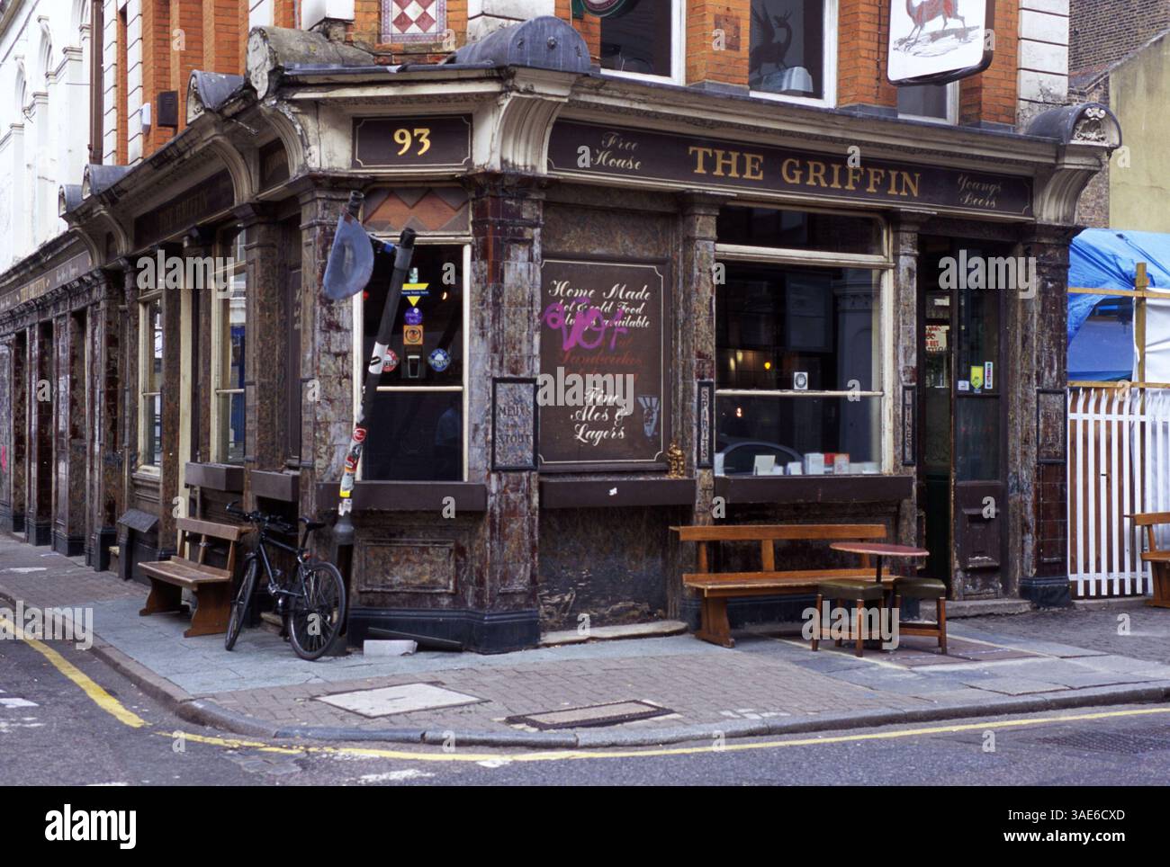 Sep 01, 2003; London, England, UK; The Griffin on Leonard Street in ...