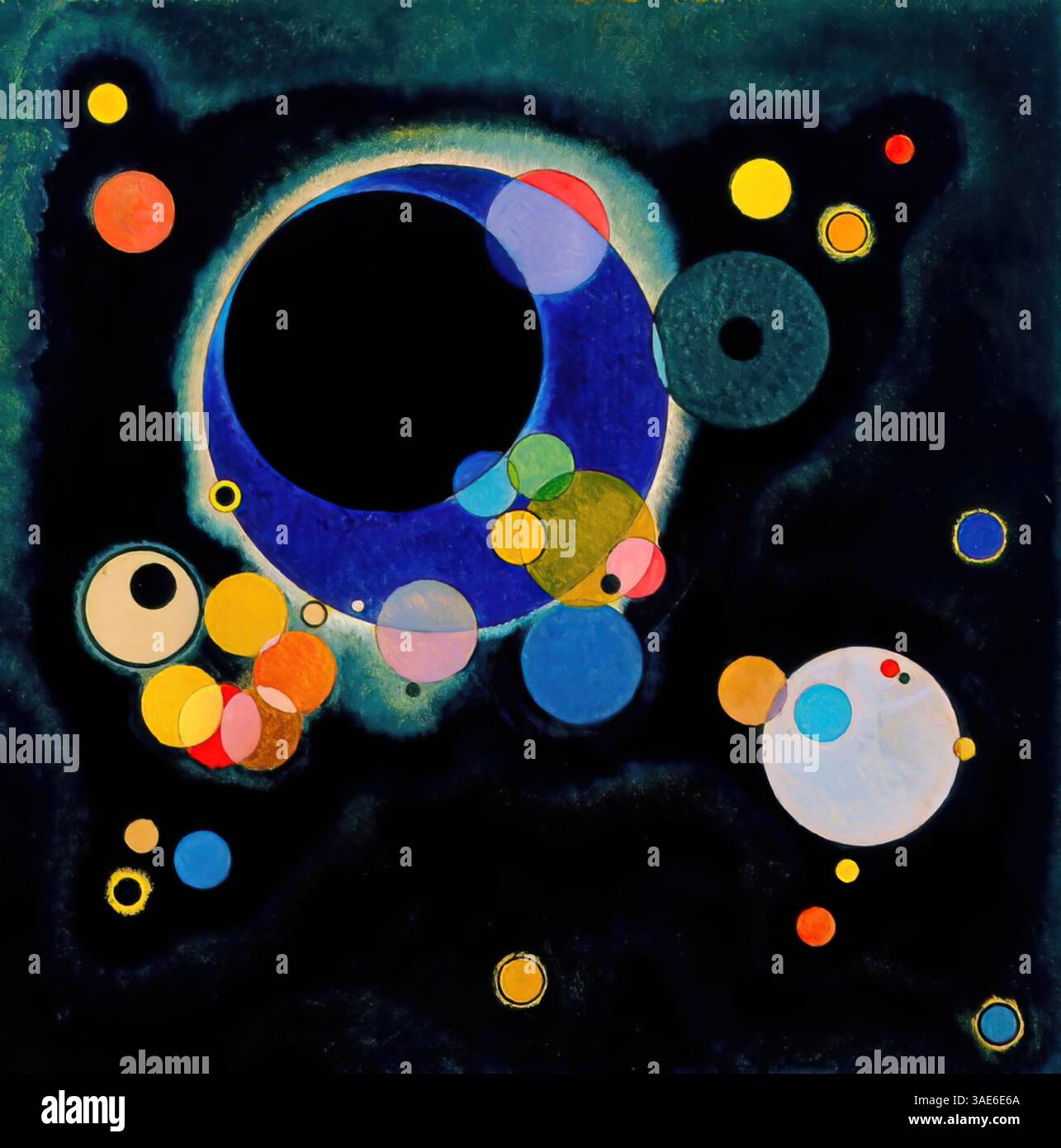 Kandinsky circles Stock Vector Images - Alamy