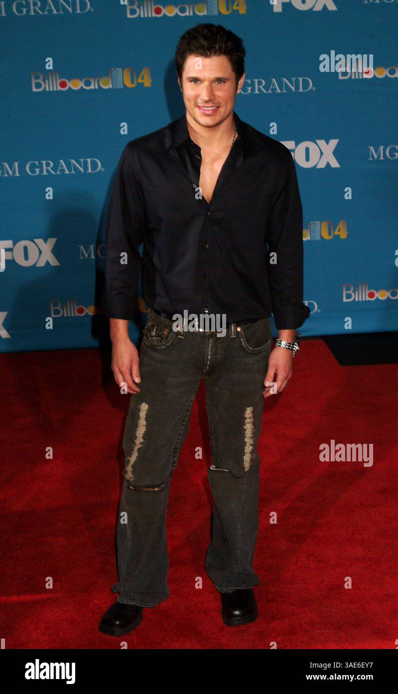 Dec 8, 2004; Las Vegas, Nevada, USA; Singer NICK LACHEY at the 2004 ...
