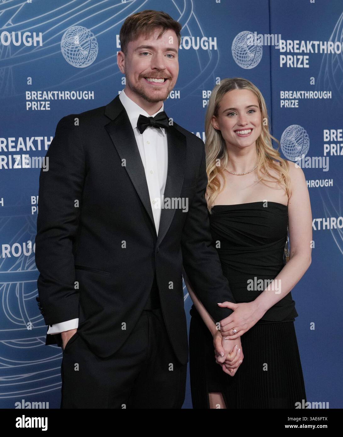 Los Angeles, USA. 05th Apr, 2025. (L-R) MrBeast aka Jimmy Donaldson and ...