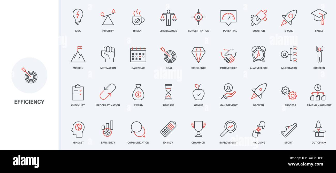 Business efficiency, success and time management, winners leadership ...