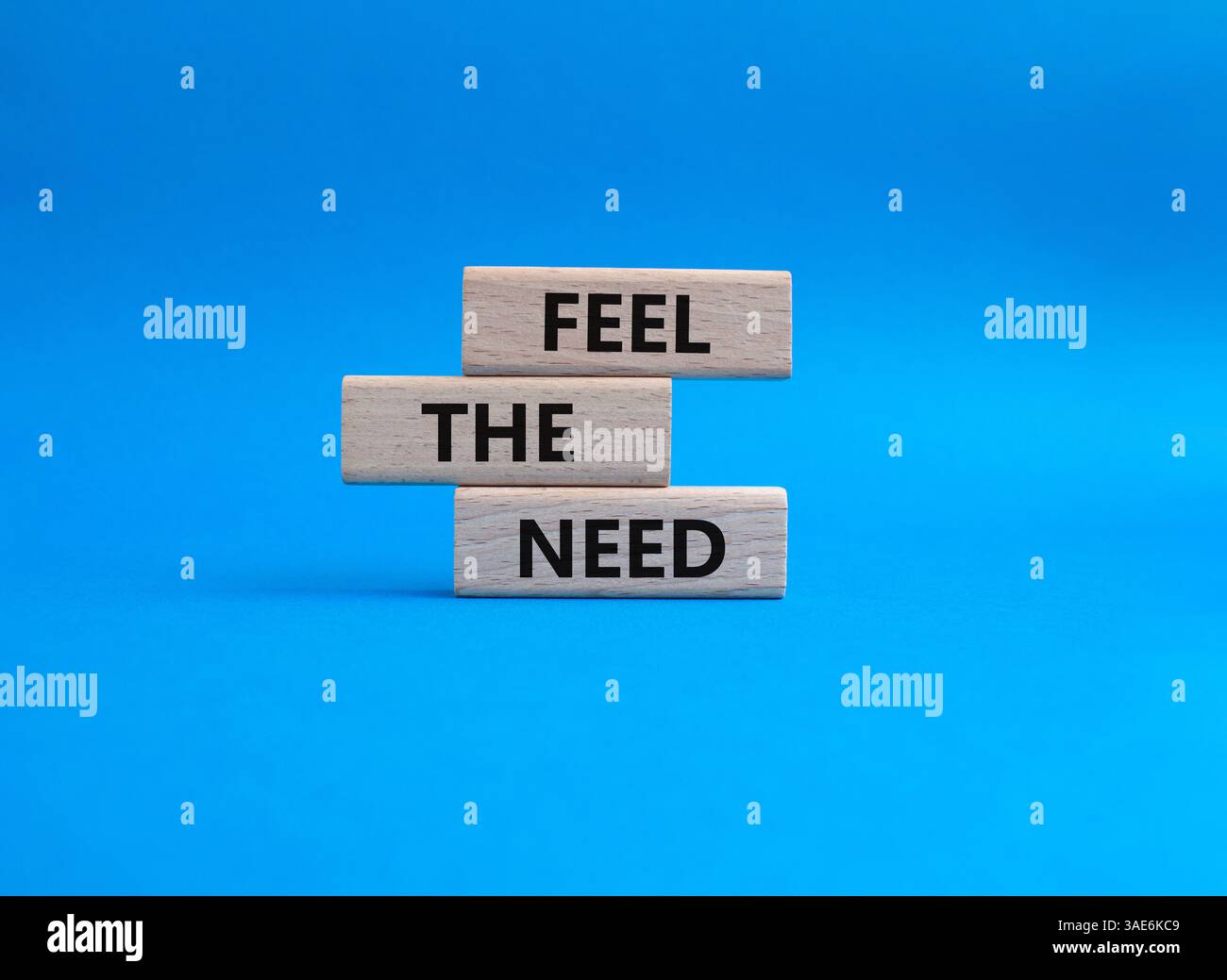 Fill the need symbol. Concept word Fill the need on wooden blocks ...
