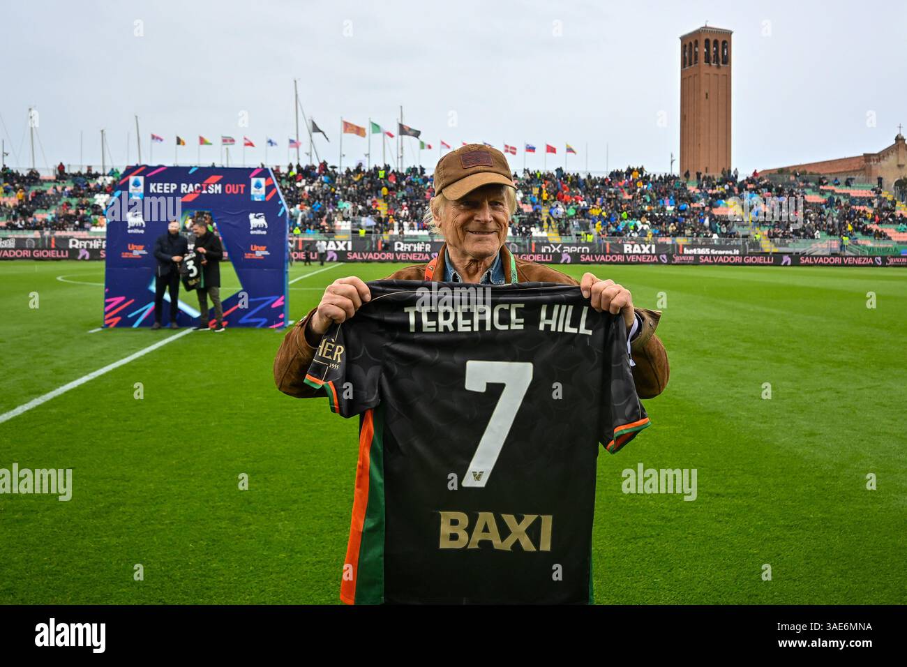 Venice, Italy. 06th Apr, 2025. Terence Hill, pseudonym of Mario Girotti ...