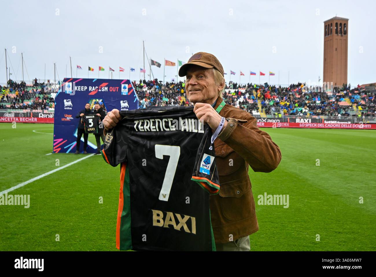 Venice, Italy. 06th Apr, 2025. Terence Hill, pseudonym of Mario Girotti ...