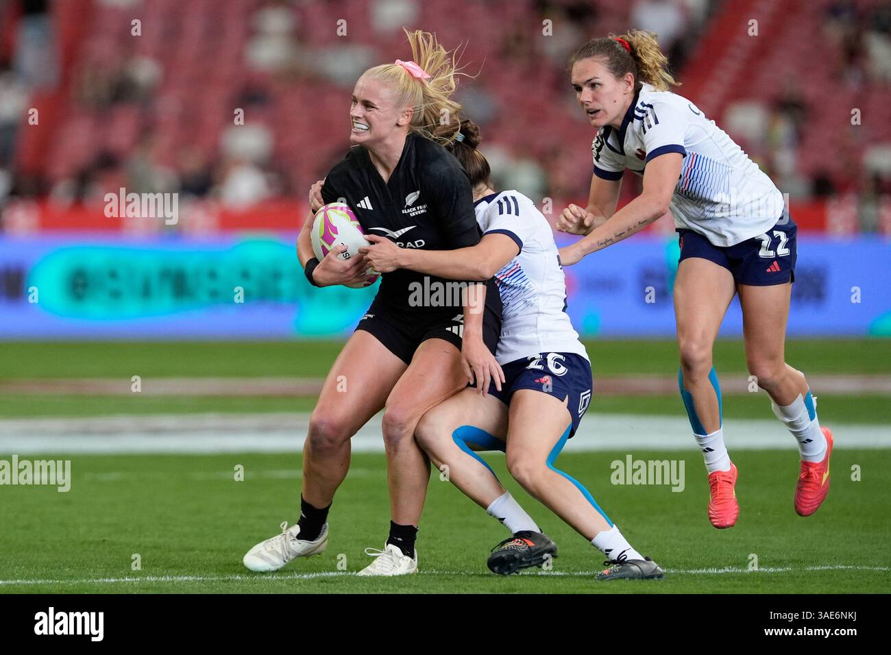 Singapore National Stadium, Singapore. 6th Apr, 2025. HSBC International Rugby Sevens Singapore ...