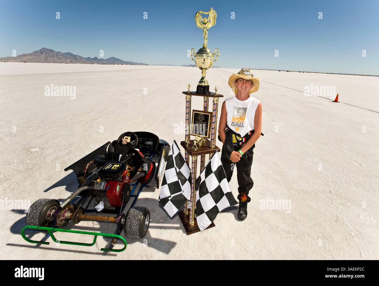 Sept. 17, 2009 - Wendover, Utah, USA - Eleven-year-old racing prodigy ...