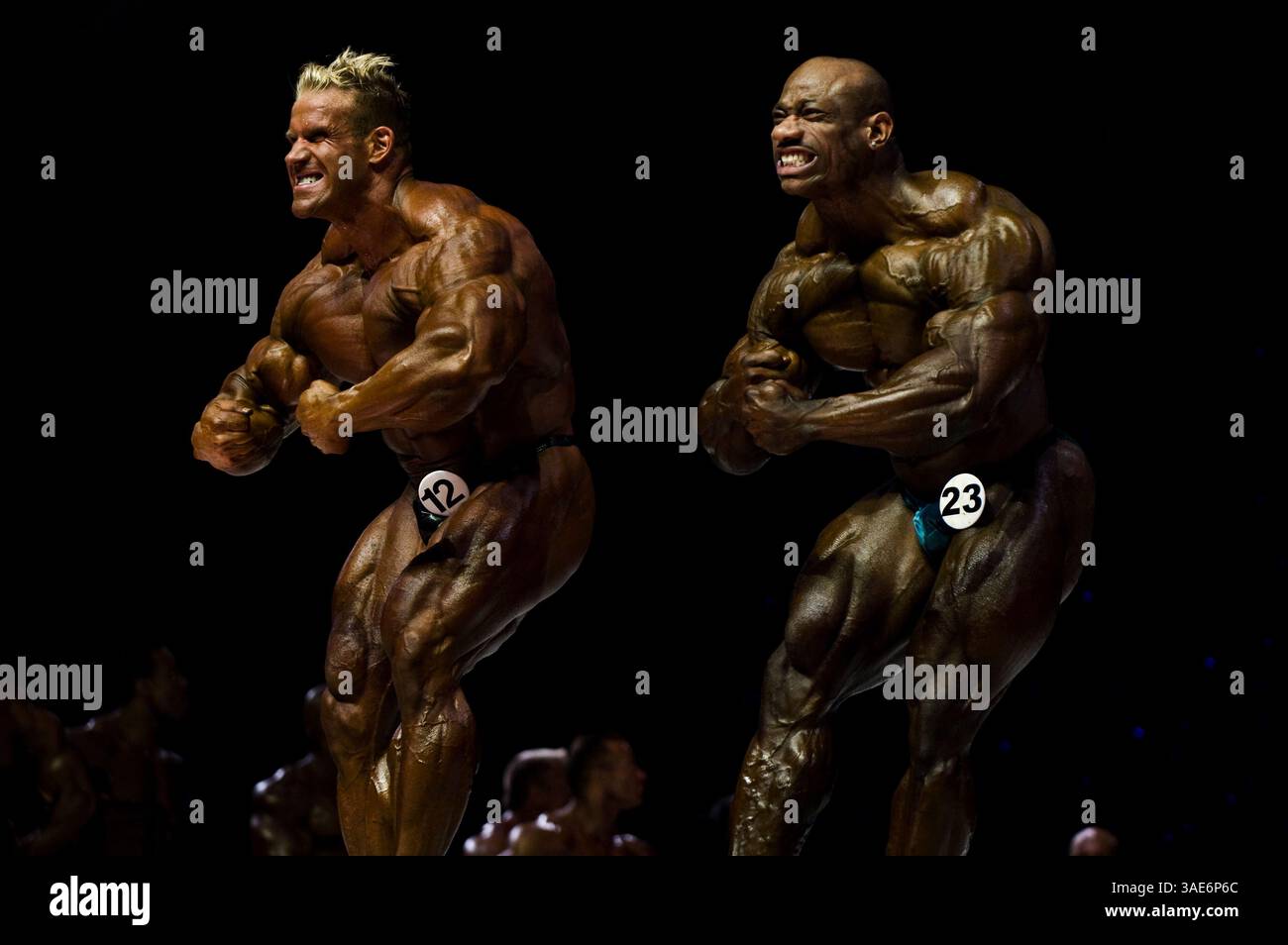 Sept. 25, 2009 - Las Vegas, Nevada, USA - JAY CUTLER, left, and DEXTER ...