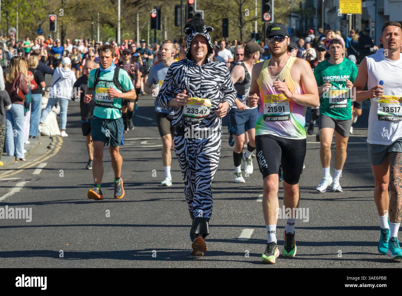 Brighton, City of Brighton & Hove, East Sussex, UK. Brighton Marathon ...
