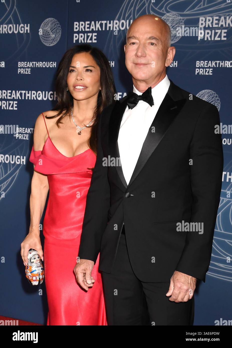 Santa Monica, Ca. 05th Apr, 2025. Lauren Sanchez and Jeff Bezos at the ...