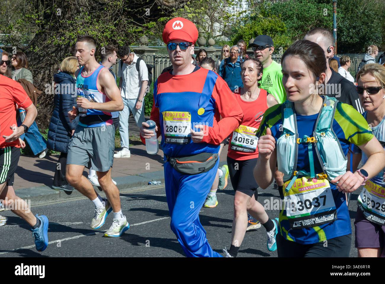 Brighton, City of Brighton & Hove, East Sussex, UK. Brighton Marathon ...
