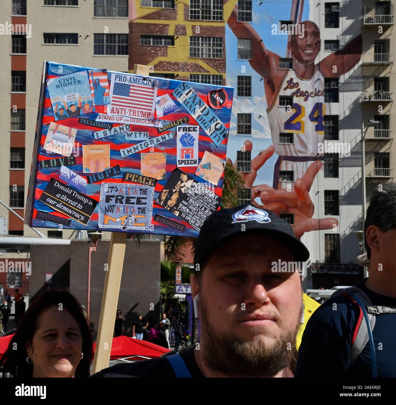 Los Angeles, United States. 05th Apr, 2025. Thousands of protesters ...