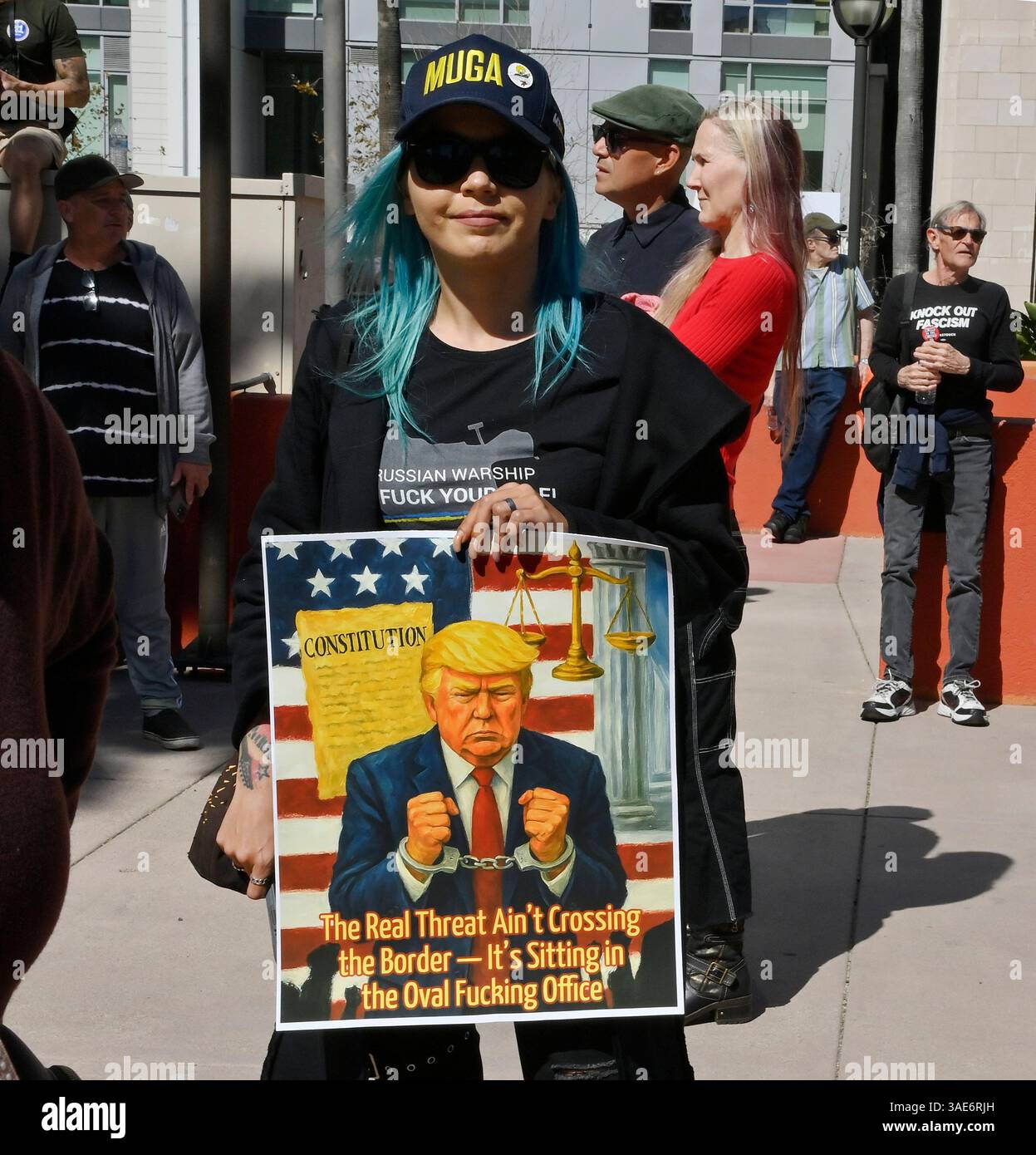 Los Angeles, United States. 05th Apr, 2025. Thousands of protesters ...
