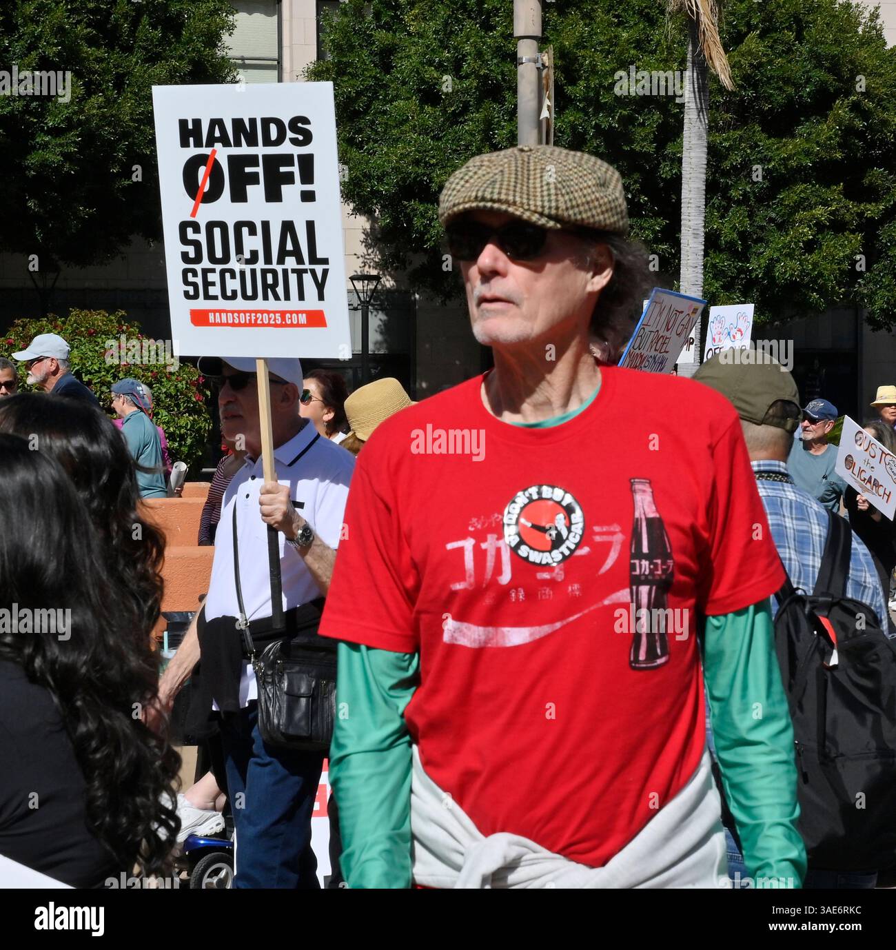 Los Angeles, United States. 05th Apr, 2025. Thousands of protesters ...