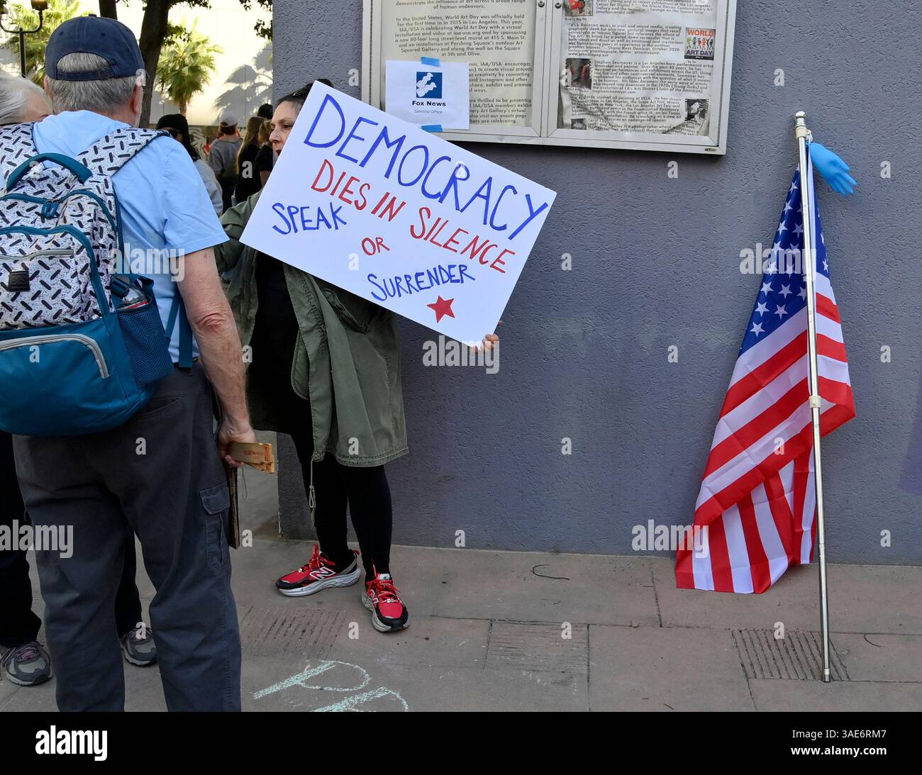 Los Angeles, United States. 05th Apr, 2025. Thousands of protesters ...