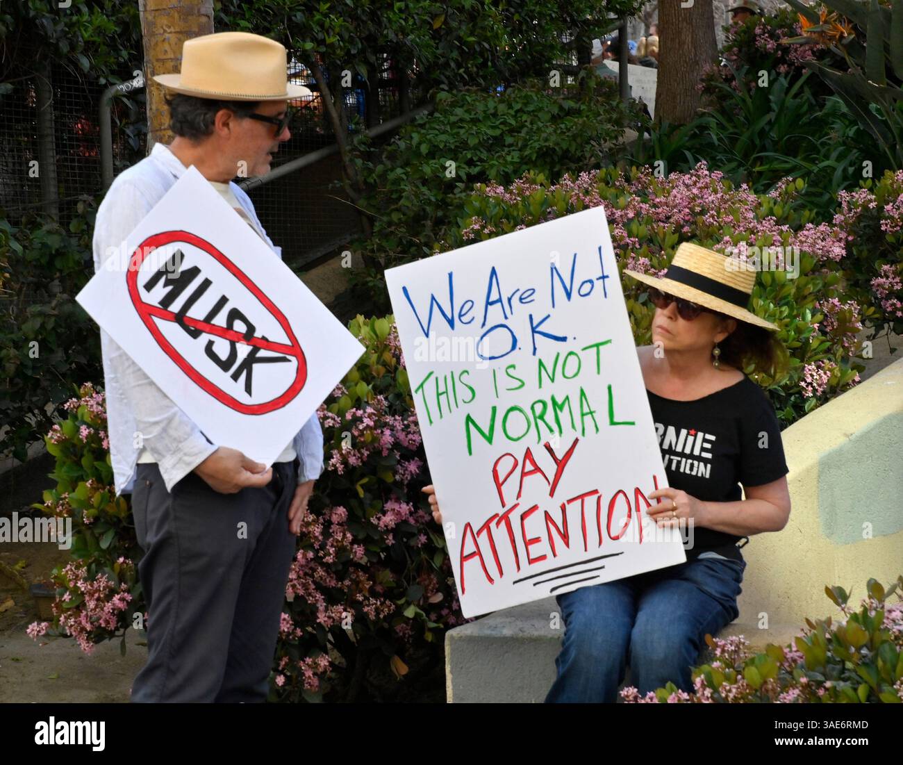 Los Angeles, United States. 05th Apr, 2025. Thousands of protesters ...