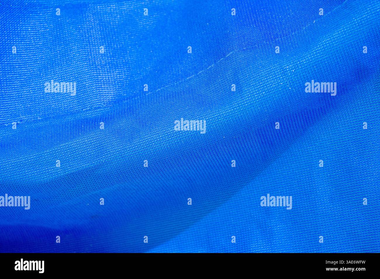 Blue fabric texture or background Stock Photo - Alamy