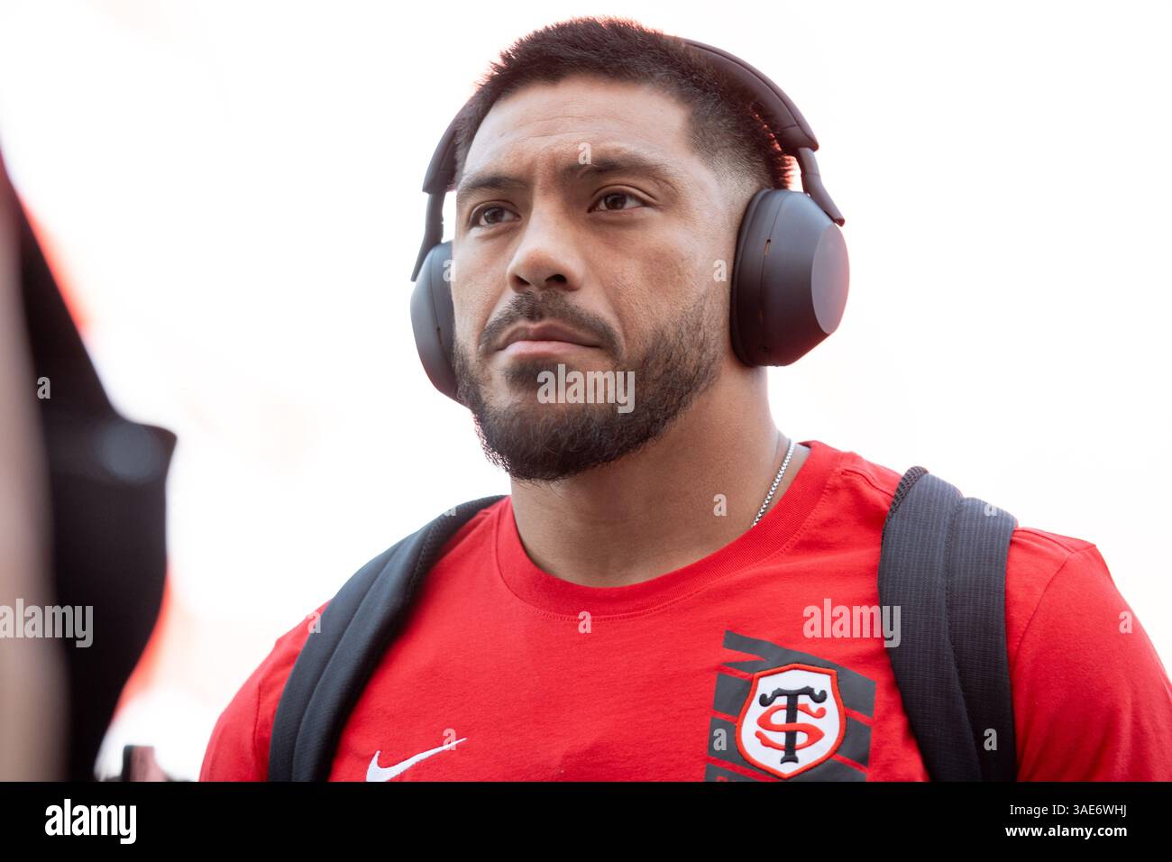 Pita Ahki of Toulouse during the Champions Cup, round of 16 rugby union ...