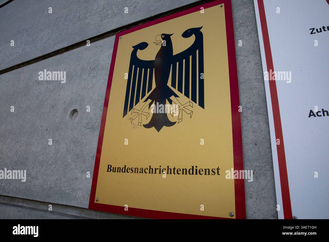 Berlin, Germany. 06th Apr, 2025. Towering over the Chausseestraße in ...