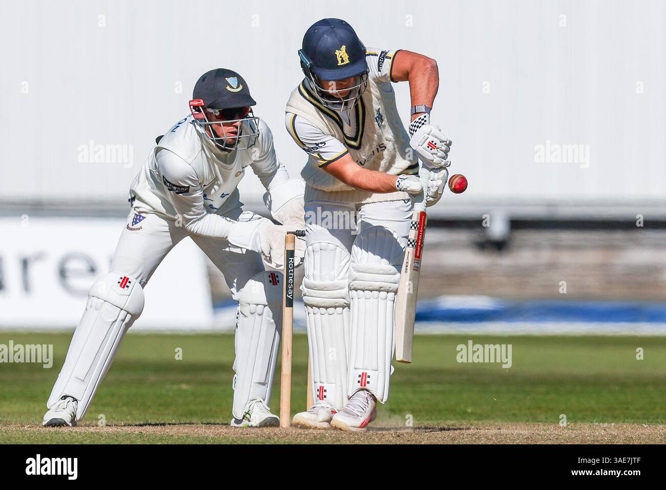 Birmingham, UK. 06th Apr, 2025. #11, Kai Smith of Warwickshire in ...