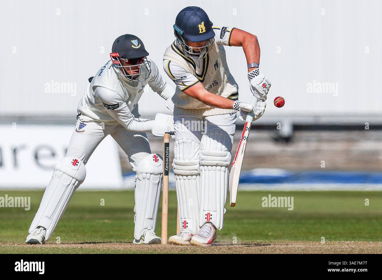 Birmingham, UK. 06th Apr, 2025. #11, Kai Smith of Warwickshire in ...