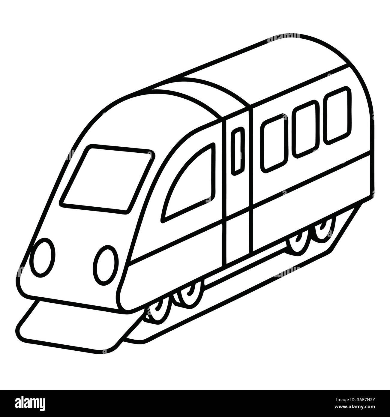 Trains coloring pages for kids book Stock Vector Image & Art - Alamy