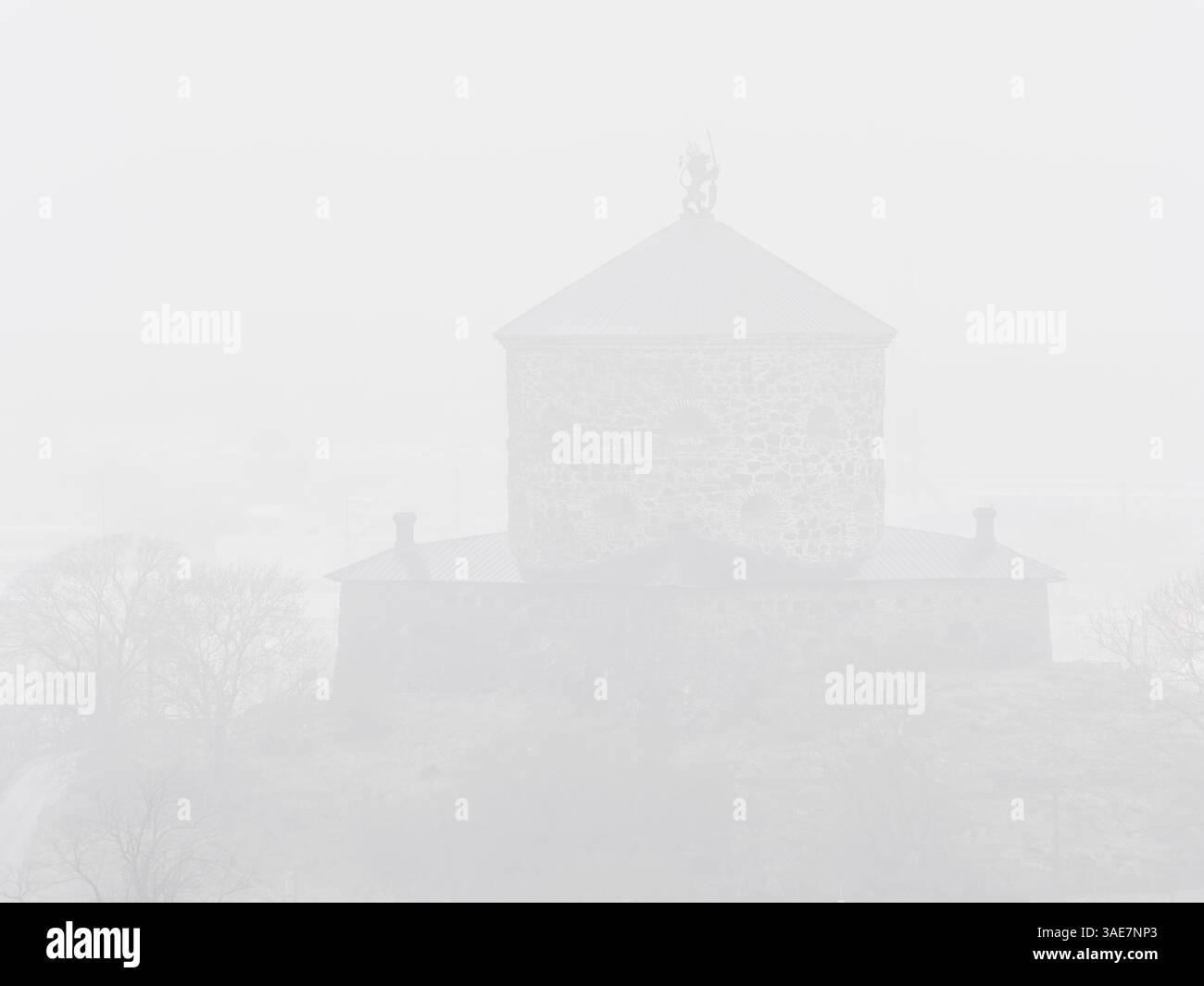 Skansen Lejonet stands prominently on Gullberg hill in Gothenburg ...