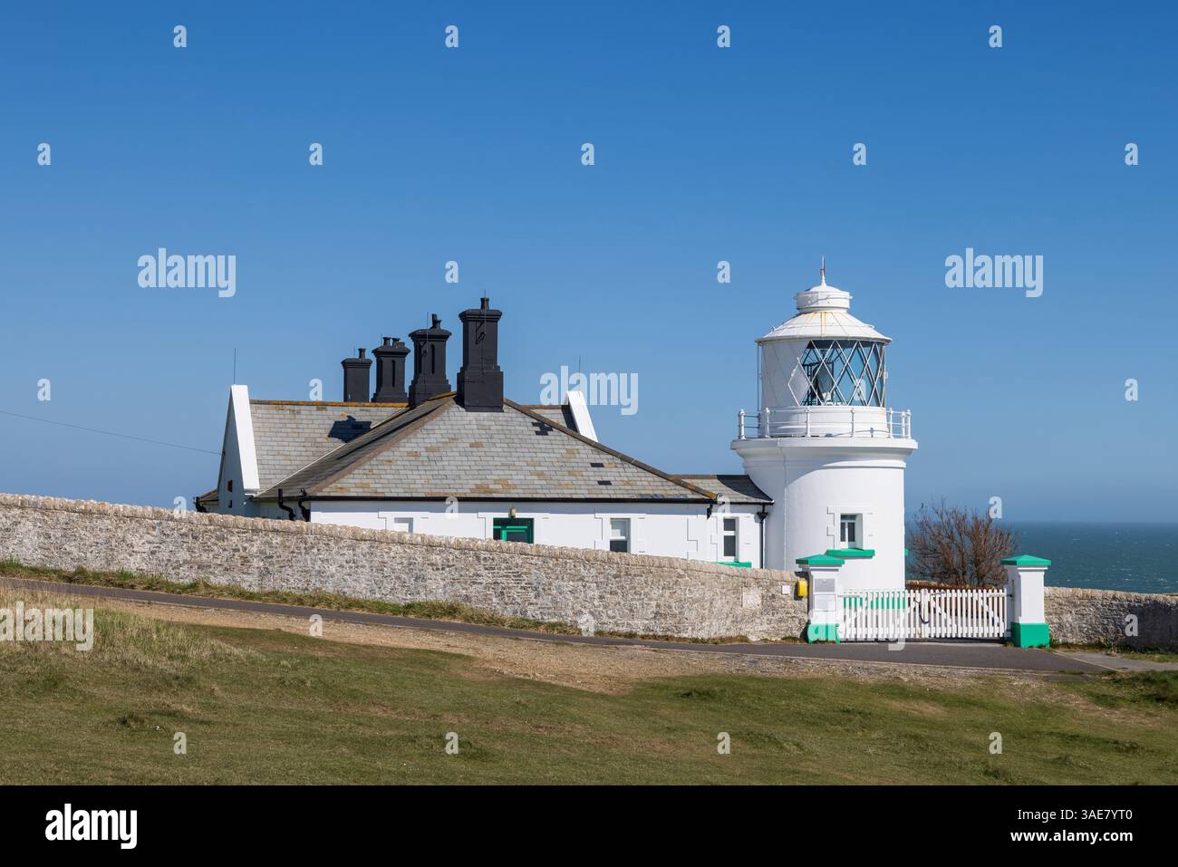 Anvil Point Lighthouse, a fully-automated lighthouse located at ...