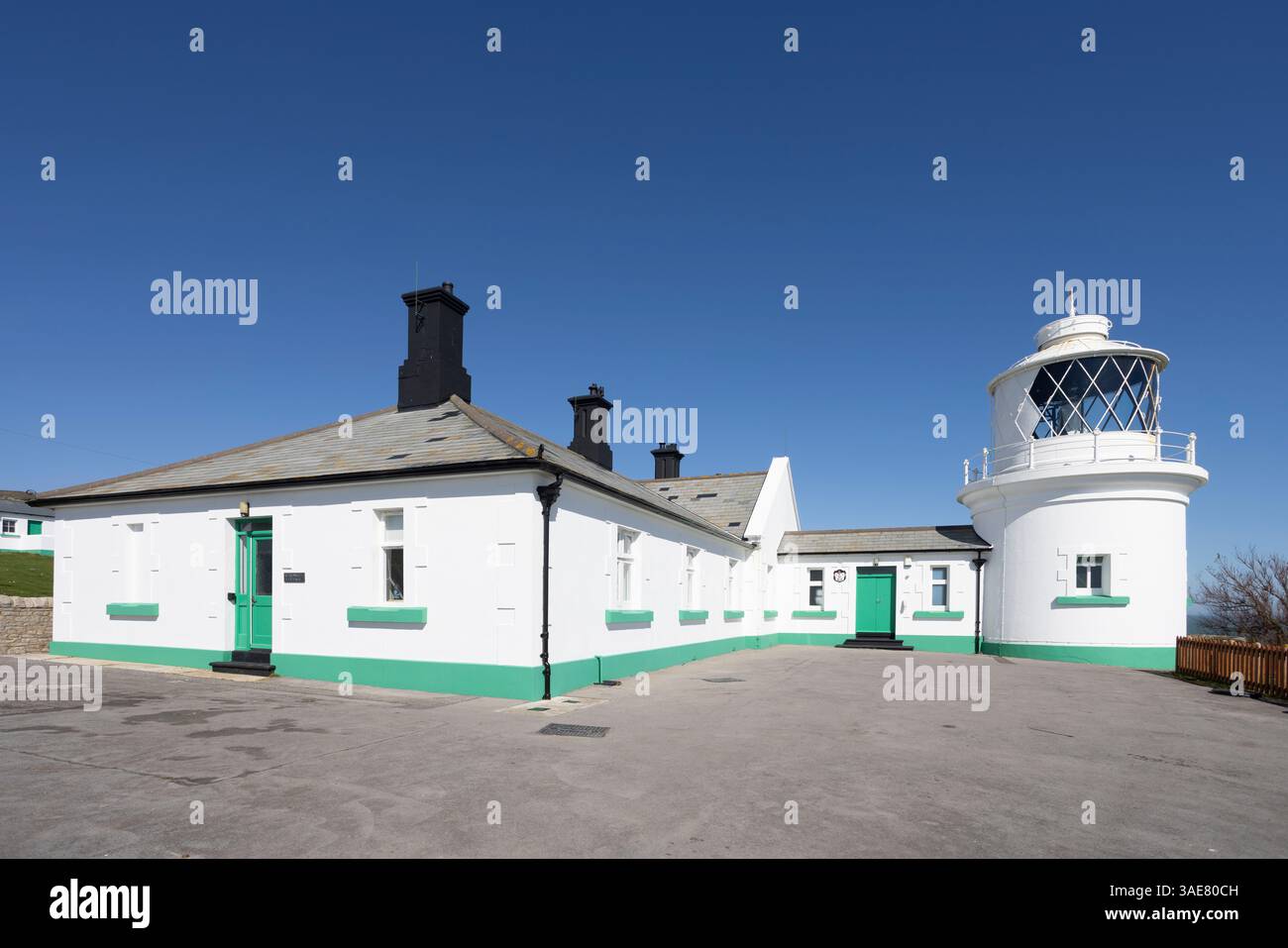Anvil Point Lighthouse, a fully-automated lighthouse located at ...