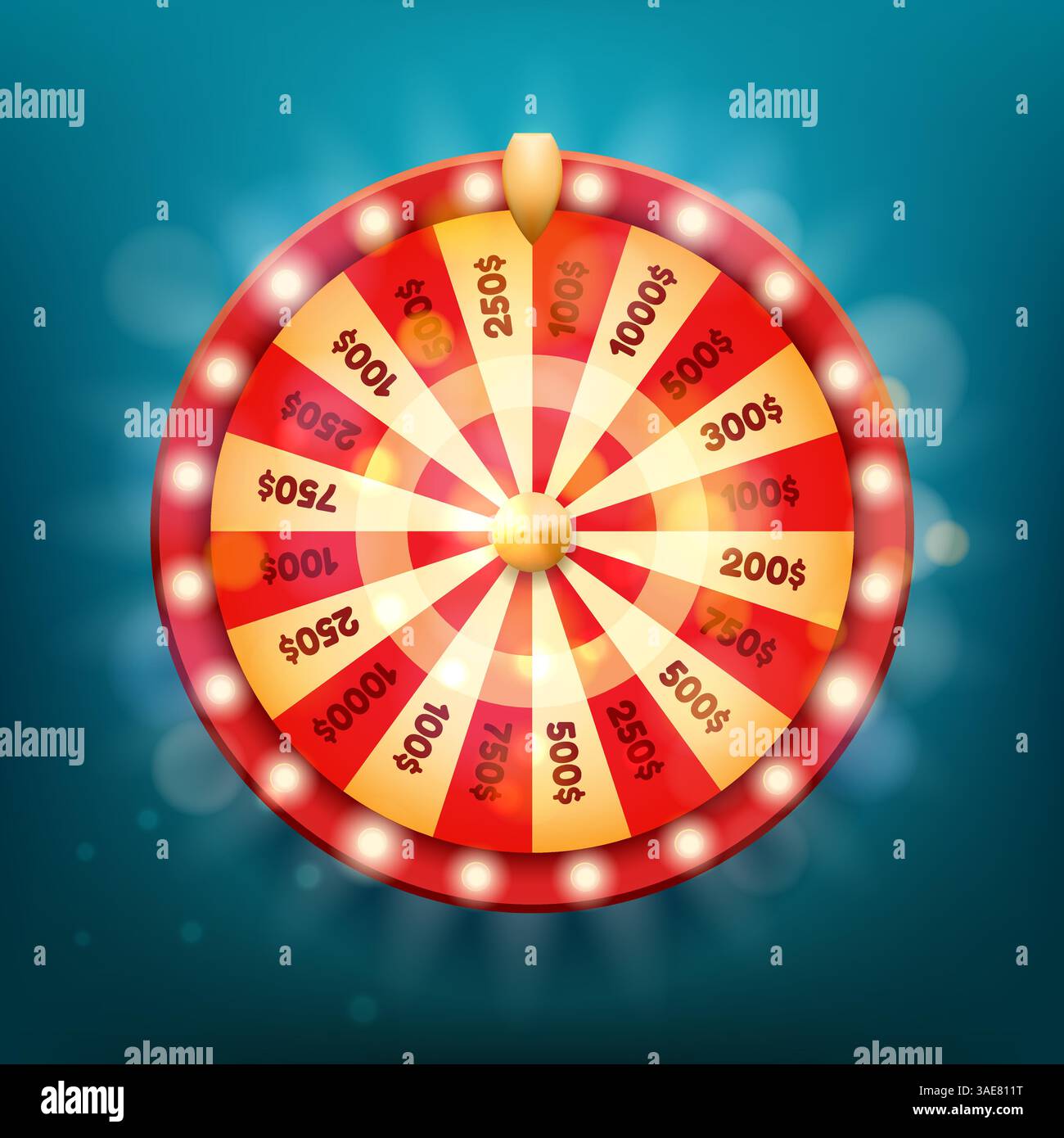 Wheel fortune circle cartoon Stock Vector Images - Alamy