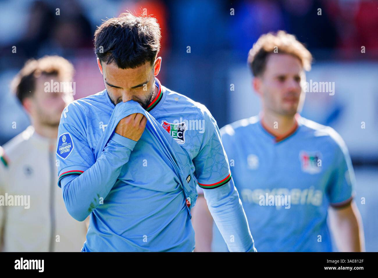 ROTTERDAM, NETHERLANDS - APRIL 6: Calvin Verdonk of NEC looks dejected ...