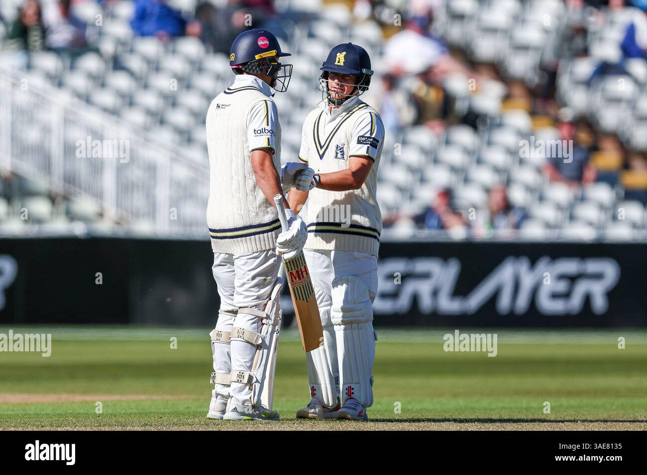 Birmingham, UK. 06th Apr, 2025. #27, Michael Booth & #11, Kai Smith of ...
