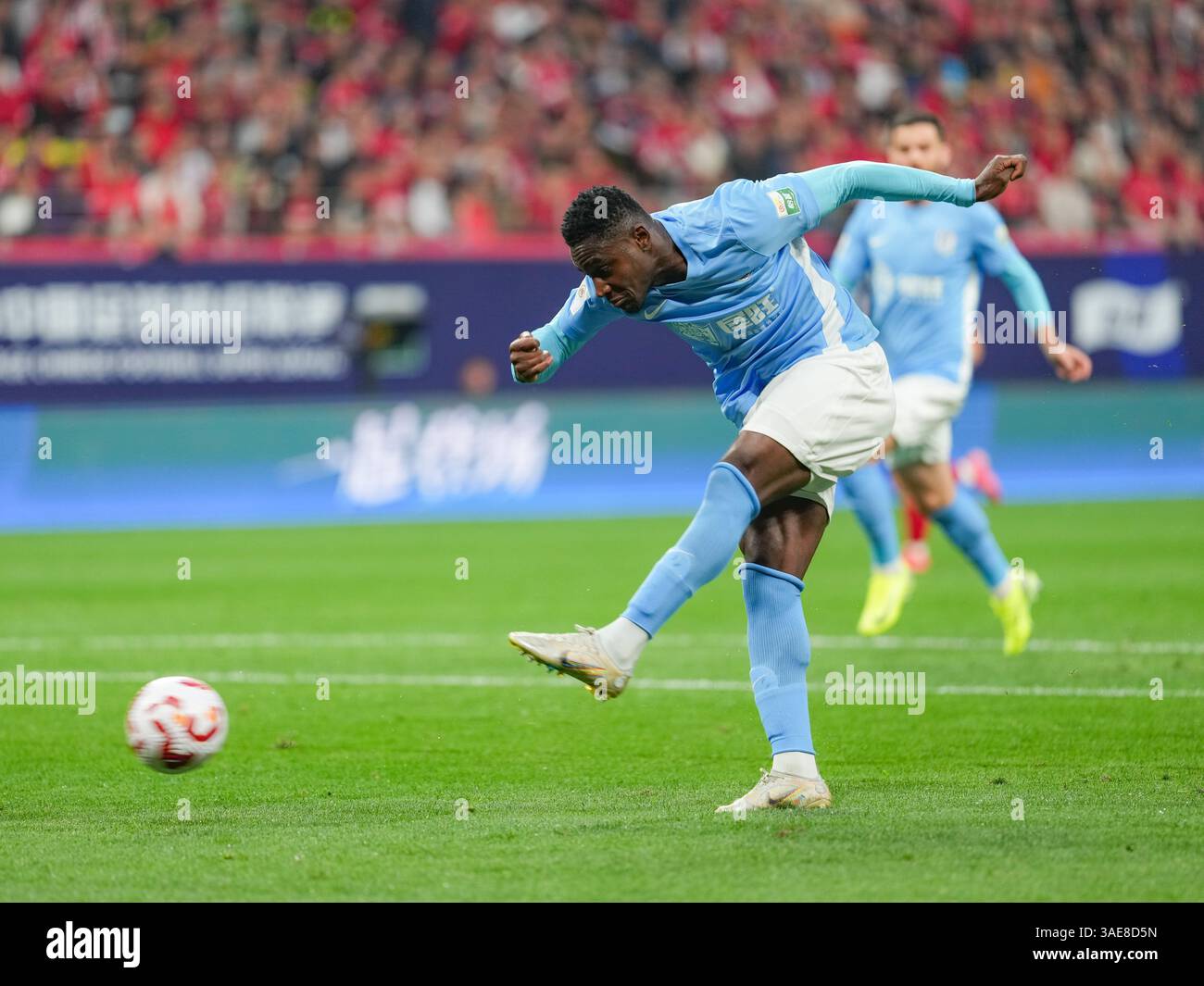 Chengdu, China's Sichuan Province. 6th Apr, 2025. Cephas Malele of ...