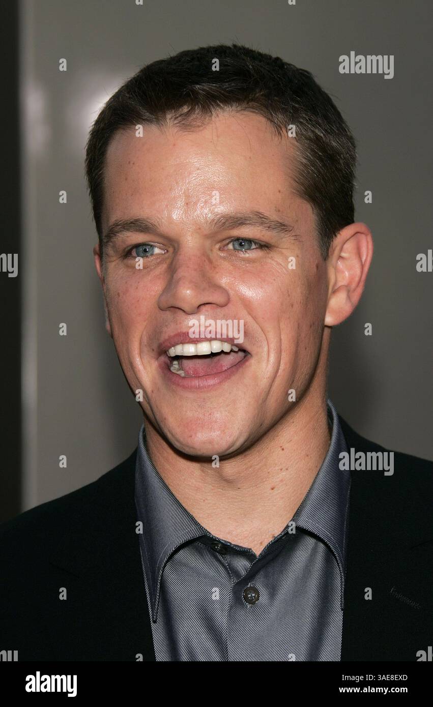 Jul 15, 2004; Hollywood, California, USA; Actor MATT DAMON at the ...