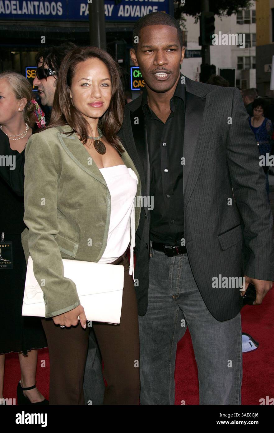 Aug 2, 2004; Los Angeles, California, USA; Actor JAMIE FOXX & Actress ...