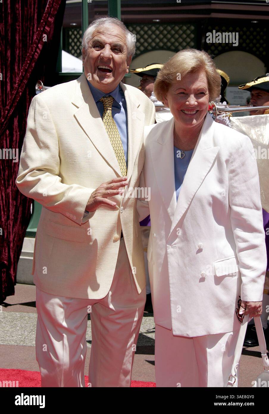 Aug 7, 2004; Anaheim, California, USA; Director GARRY MARSHALL & wife BARBARA at the 'Princess ...