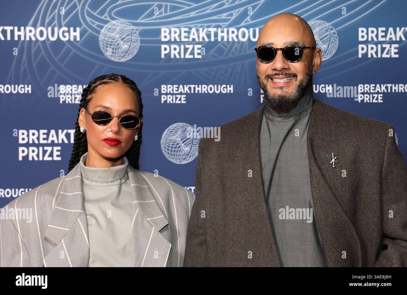 Santa Monica, California, USA. 05th Apr, 2025. Alicia Keys, Swizz Beatz ...
