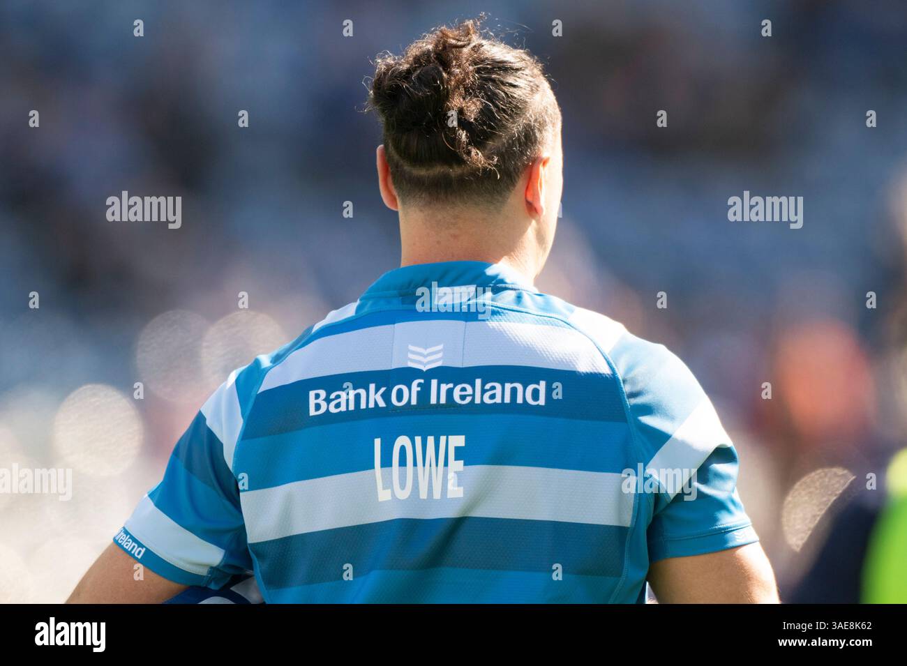 Dublin, Ireland. 06th Apr, 2025. James Lowe of Leinster during the ...