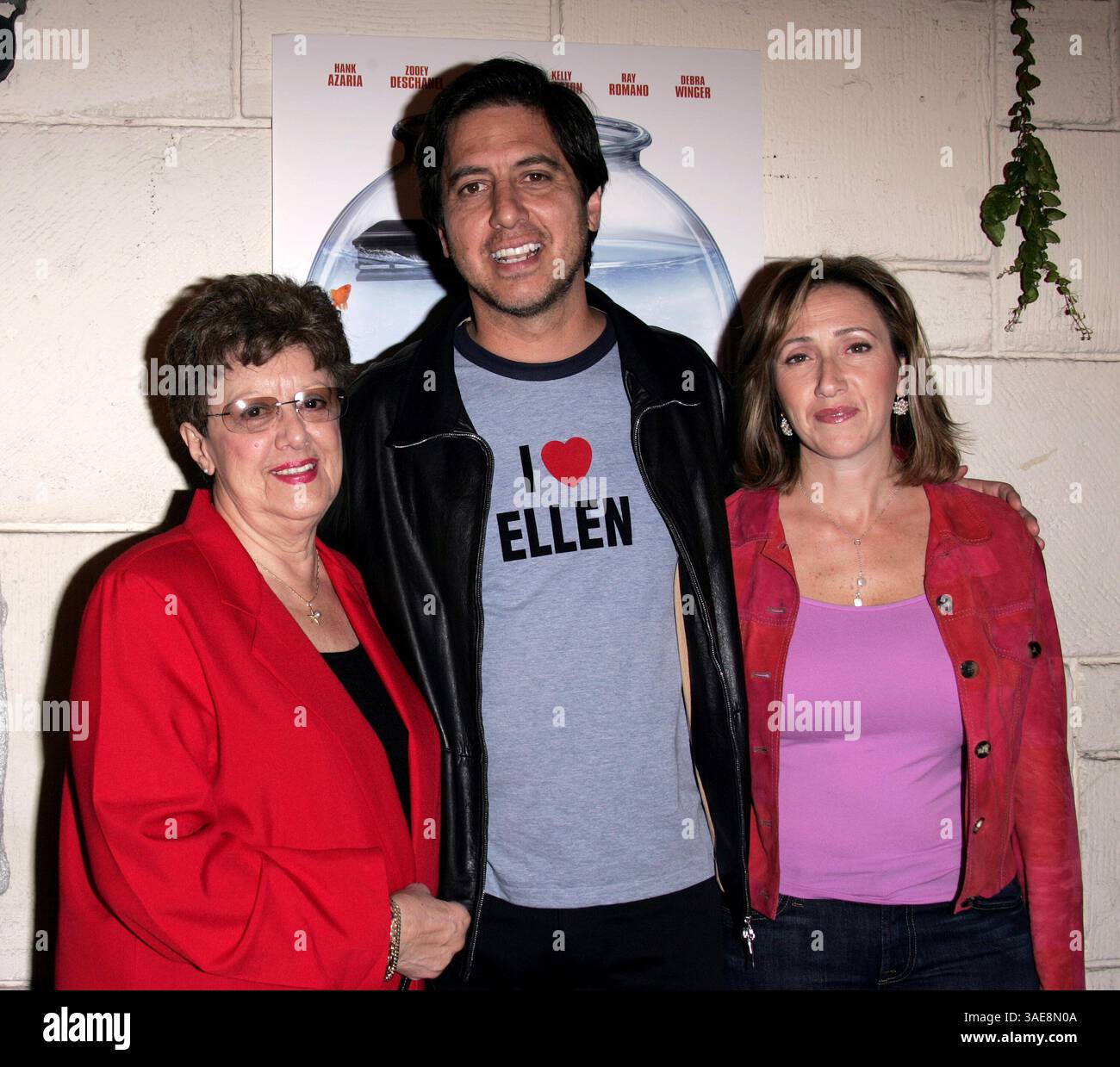 Oct 13, 2004; Westwood, California, USA; Actor RAY ROMANO, wife ANNA & Mother LUCY at the ...